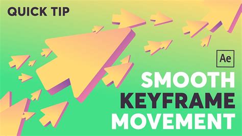 Smooth Keyframe Movements After Effects Tutorial Youtube