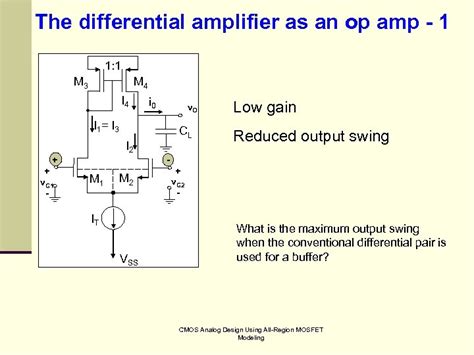 Cmos Analog Design Using All Region Mosfet Modeling Chapter