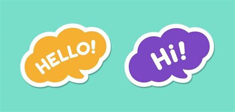 Hello Speech Bubble Vector Art Icons And Graphics For Free Download