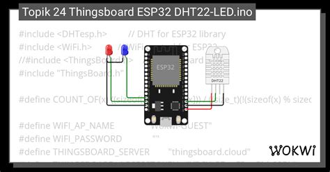 Topik 24 Thingsboard Esp32 Dht22 O Wokwi Arduino And Esp32