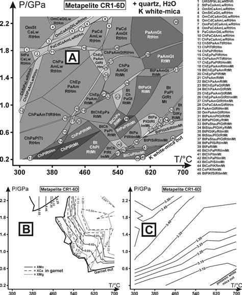 A P T Pseudosections Constructed With The Aid Of Perplex See Text Download Scientific