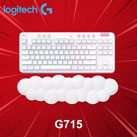 คีย์บอร์ด Logitech รุ่น G715 ภาษาอังกฤษ ประกันศูนย์ 2 ปี Shopee Thailand