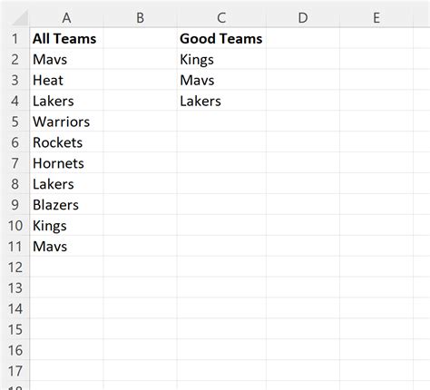 Excel How To Highlight Cell If Value Exists In List