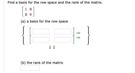 Solved Find A Basis For The Row Space And The Rank Of The Chegg Com