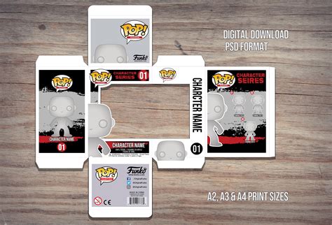 THE BabeS Custom Funko POP Box Template Digital Download Etsy Australia