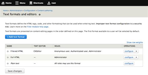 Text Editor Module Added Pluggable Textwysiwyg Editors