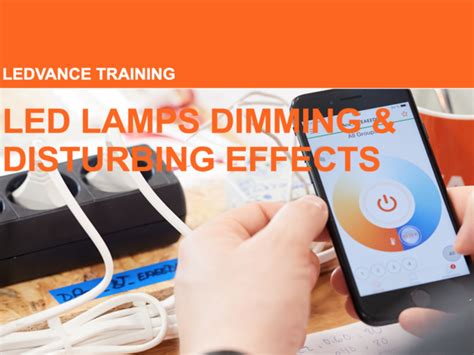 LED Lamps Dimming And Disturbing Effects