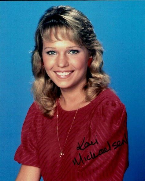 Kari Michaelsen Autographed 8x10 Photo Coa 2077355890