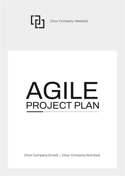 Free Agile Project Plan Template To Edit Online