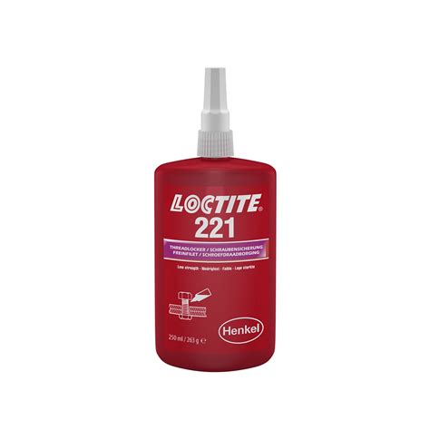 LOCTITE 221 - Threadlocking methacrylate adhesive - Henkel Adhesives