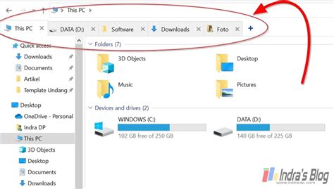 Cara Menambahkan Tab Di File Explorer Windows 10