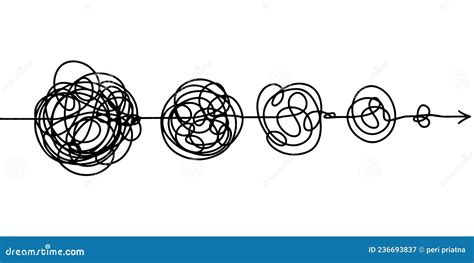 Confusion Clarity Or Path Vector Idea Concept Simplifying The Complex