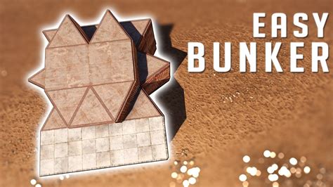 RUST Easy BUNKER BASE With EFFECTIVE Loot Room YouTube