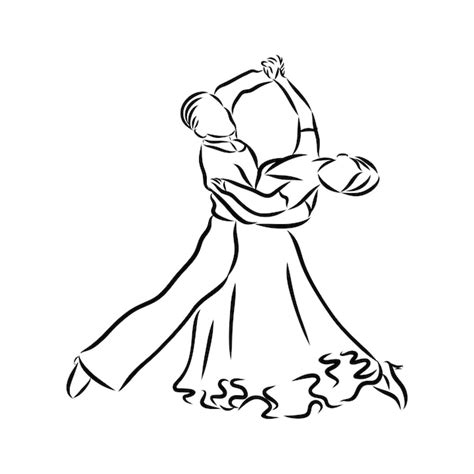 Waltz Dancing Drawing