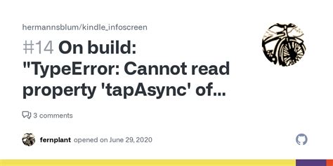 On Build Typeerror Cannot Read Property Tapasync Of Undefined · Issue 14 · Hermannsblum