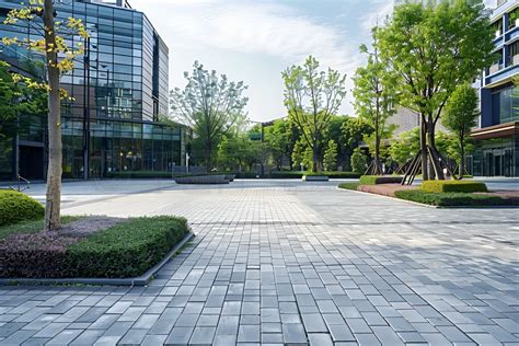 上海ai数字艺术 上海现代简约风格户外广场建筑绿化带树木长椅场景商业照片 Ai图片免费下载 Png格式 4032像素 编号71576168 千图网