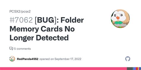 Bug Folder Memory Cards No Longer Detected · Issue 7062 · Pcsx2