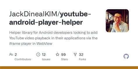 GitHub JackDinealKIM Youtube Android Player Helper Helper Library For Android Developers
