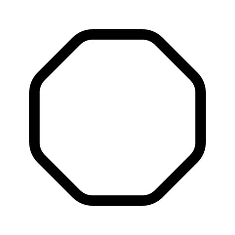 Octagon Icon Vector Symbol Design Illustration 26627508 Vector Art At Vecteezy
