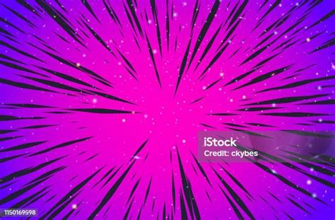 만화 책 방사형 배경 벡터에 대 한 하이퍼 속도 워프 태양 광선 또는 폭발 붐 권위에 대한 스톡 벡터 아트 및 기타 이미지 권위 만화 스타일 모션블러 Istock