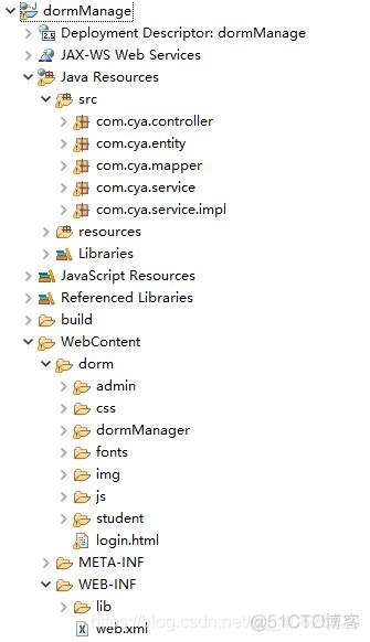 学生宿舍（寝室）管理系统设计与实现（javaweb 附 演示、源码下载地址）51cto博客java学生宿舍管理系统代码