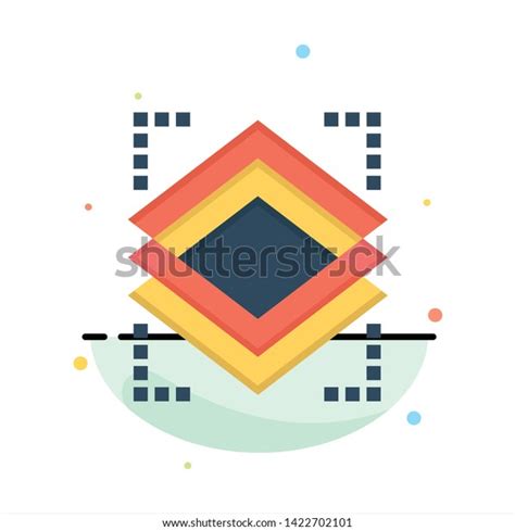 Layers Object Layer Server Abstract Flat Stock Vector Royalty Free