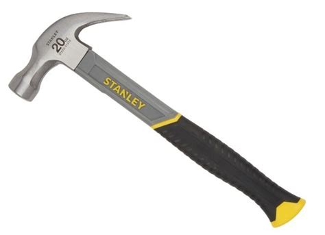 Stanley Stht0 51310 Curved Claw Hammer Fibreglass Shaft 570g 20oz