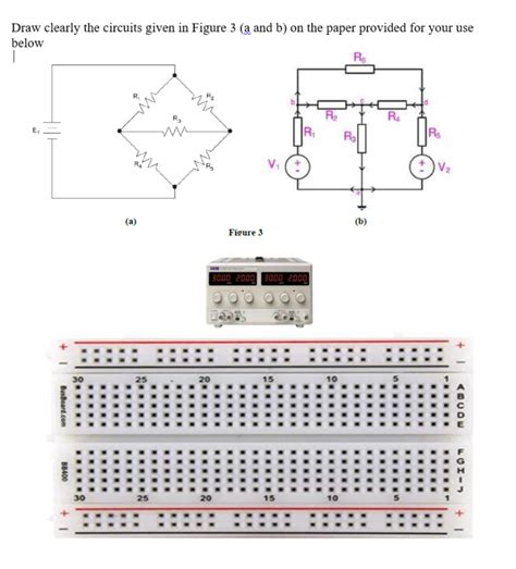 Solved Draw Clearly The Circuits Given In Figure A And B Chegg