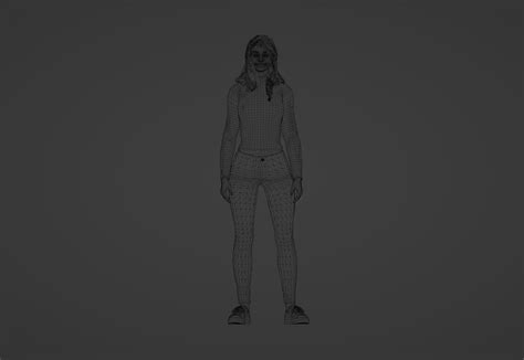 Cute Girl 3d Model Cgtrader