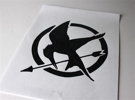 Mockingjay Stencil