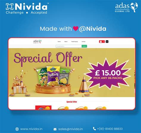 Nivida Nividawebsolutions Website Adasglobal Ecommerce Project Nivida Software
