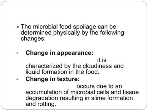 Microbial Food Spoilage Growth And Multiplication Of Micro Organisms Ppt