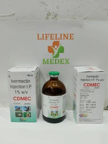Ivermectin Injection Cdmec 100 Ml At ₹ 710 Vial In Nagpur Id 2854732910012