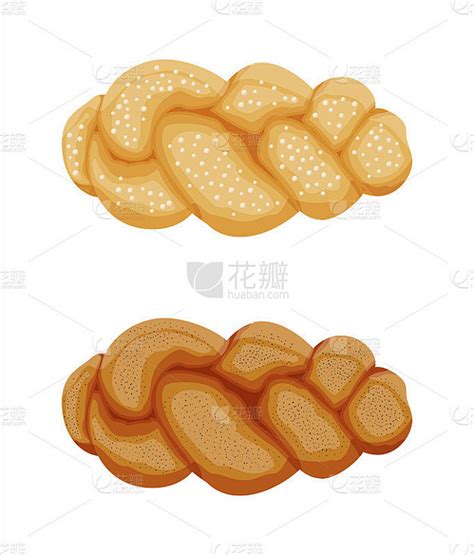辫子面包小圆面包图标