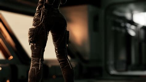 Sexy Futurictic Astronaut In The Space Station Stock Video At Vecteezy