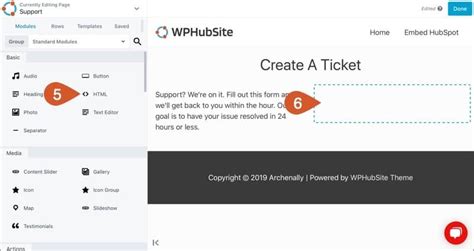 Create And Place A Hubspot Support Form On Your Wphubsite Wordpress Website Wphubsite
