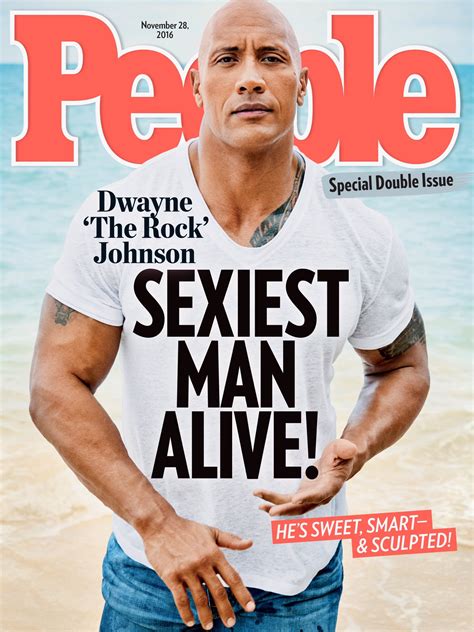 Dwayne Johnson Peoples Sexiest Man Alive 2016 The Hollywood Gossip