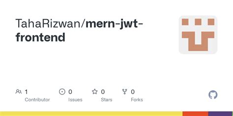 GitHub TahaRizwan Mern Jwt Frontend