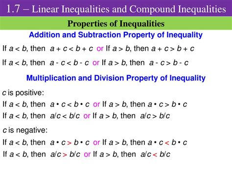 PPT Properties O F Inequalities PowerPoint Presentation Free Download ID 5567539