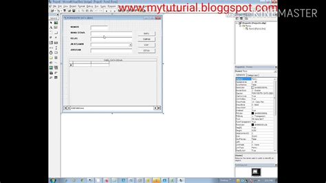 Vb6 Cara Menampilkan Data Tabel Ke Text Box Dan Edit Data Tabel Youtube