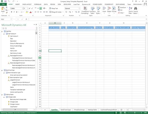 Using The Dynamics Ax Excel Add In A Tinkerers Notebook