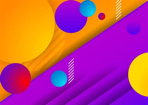 Premium Vector Cheerful Abstract Shape Colorful Design Background