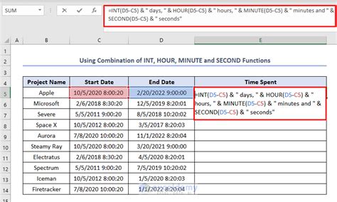 How To Track Time Spent On Projects In Excel 5 Useful Methods