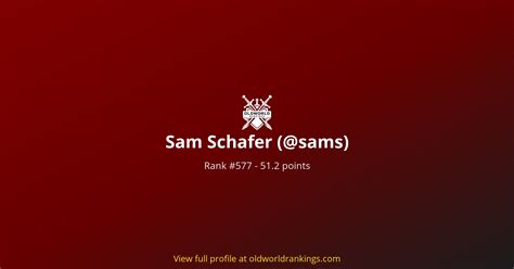 Sams Sam Schafer 🇺🇸