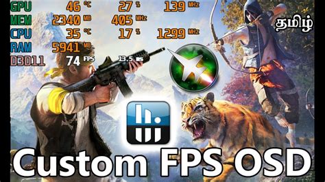 How To Monitor Fpscpugpu And Ram Usage On Games Osd Fps Monitor