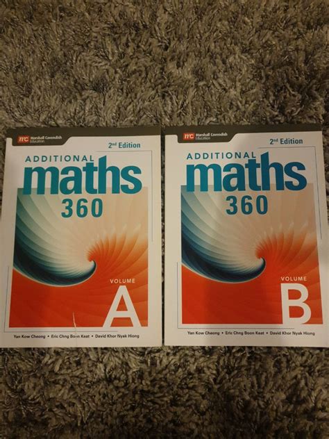 Additional Maths 360 Textbook Hobbies And Toys Books And Magazines Textbooks On Carousell