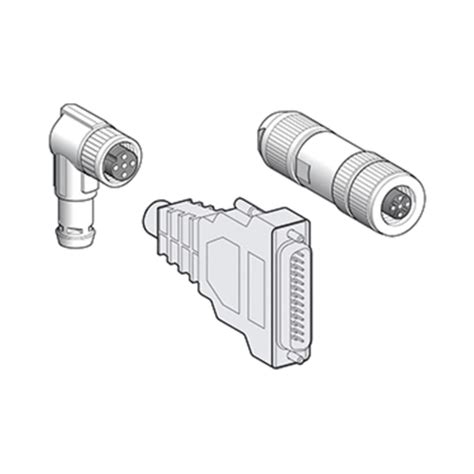Schneider Electric Vw3l5k000 Circular Connector Plug Male Vw3 Series Eezee