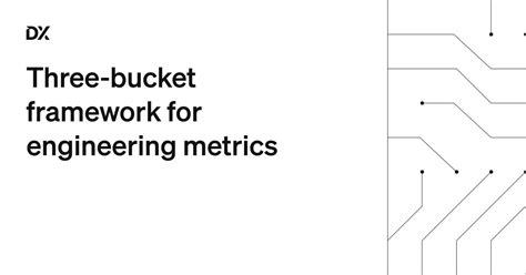 Three Bucket Framework For Engineering Metrics