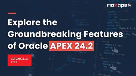 Maxapex Cloud On Linkedin Lowcode Orclapex Oracleapex