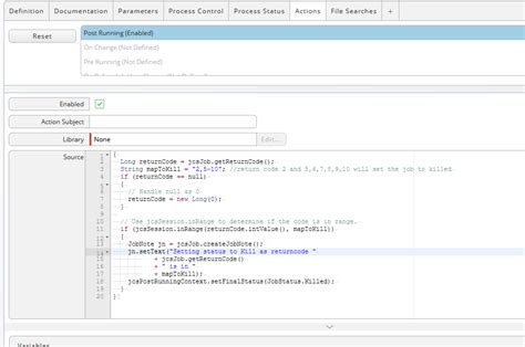 Final Status Handler Based On Job Return Code Redwood